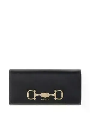 Guess Logo-plaque Wallet - Black