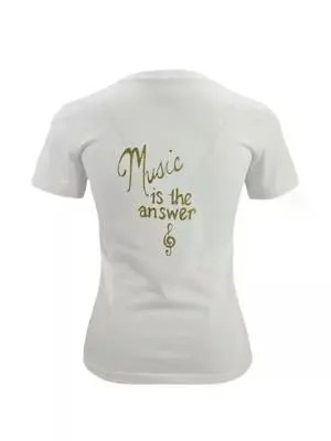 MADISON MAISON Music Is The Answer" T-shirt - Green