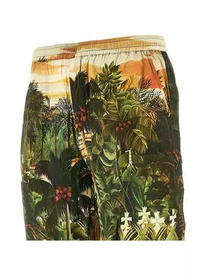 ENDLESS JOY Subak Tropical-print Shorts