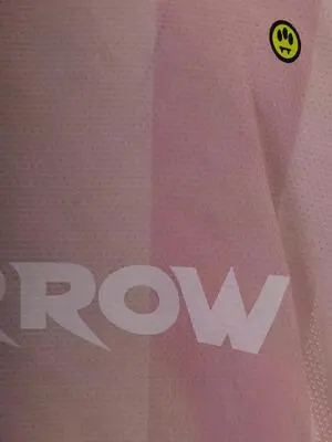BARROW Striped Logo Print T-shirt