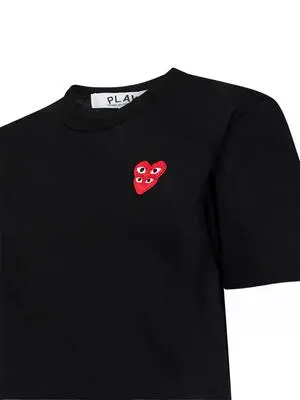 Play Comme Des Garcon Heart Patch T-shirt
