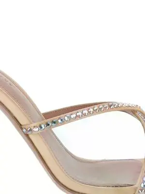 Amina Muaddi Sally Crystal-embellished Sandals