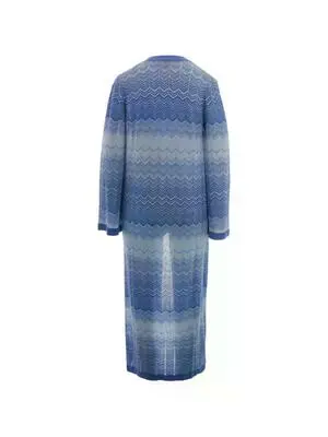 MC2 SAINT BARTH Tonia Chevron-knit Cardigan