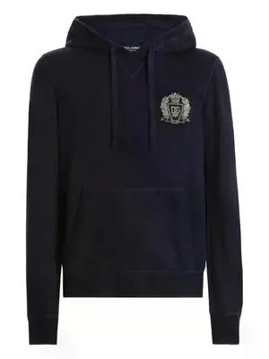 Dolce & Gabbana Embellished Hoodie - Blue