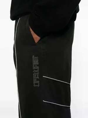 Off-White Faded Piped Trousers