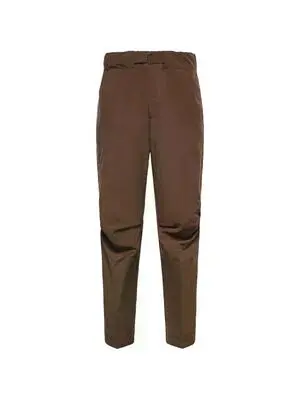 GIULIANO GALIANO Belted Straight-leg Trousers - Brown