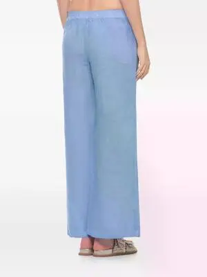 120% Lino Wide-leg Linen Trousers