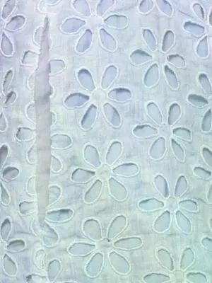 120% Lino Floral Broderie Anglaise Shorts