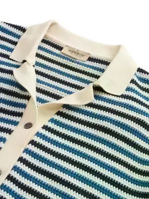 Woolrich Striped Crochet-effect Shirt