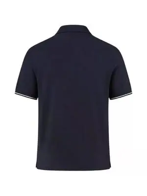 C.P. COMPANY Logo-embroidered Cotton Polo Shirt