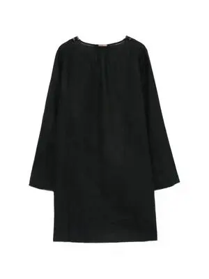 Heidi Klein Crochet Trim Beach Dress - Black