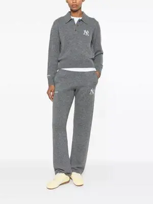 SPORTY & RICH Heritage Yankees Serif Trousers Dark