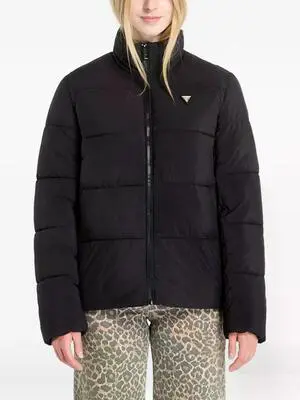 Guess Quilted Logo-plaque Jacket