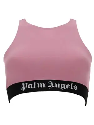 Palm Angels Classic Logo Sports Top - Pink