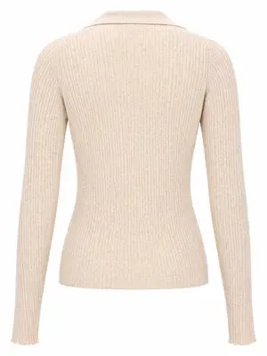 Maison Kitsuné Cardigan With Lapel Neck And Logo Detail