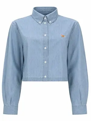 Maison Kitsuné Cropped Baby Fox Shirt