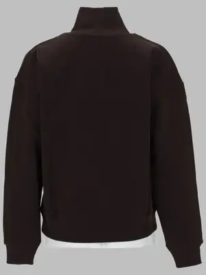 Maison Kitsuné Baby Fox" Zip-up Sweatshirt - Brown