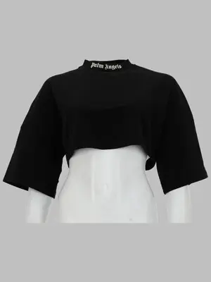 Palm Angels Cropped Logo T-shirt