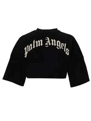 Palm Angels Cropped Logo T-shirt