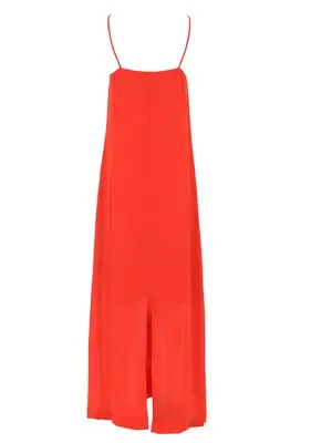 NUDE Maxi Dress With V-neck