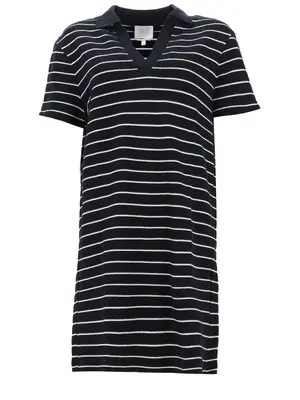 A.p.c. Striped Polo Dress