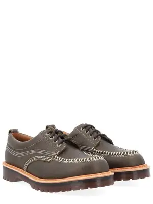 Dr. Martens Lowell Moc Toe Lace Up Shoes - Brown