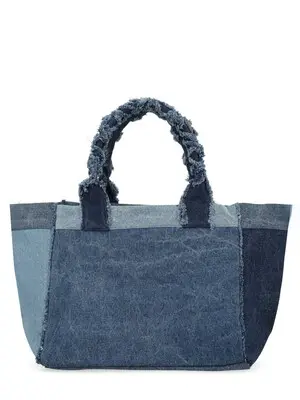 GANNI Medium Tote Bag - Denim