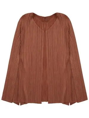 Issey Miyake Pleated Cardigan