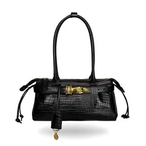 INDIGOLUSH The East West Gilded Lure Handbag - Black
