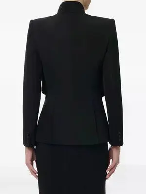 Elisabetta Franchi Single-breasted Jacket With Satin Lapels