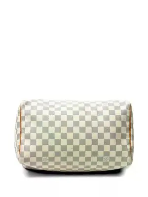 LOUIS VUITTON Damier Azur Speedy 30 Handbag - Neutrals