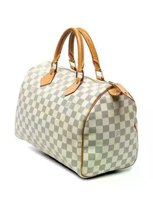 LOUIS VUITTON Damier Azur Speedy 30 Handbag - Neutrals