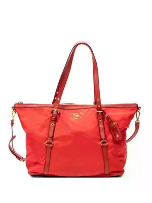 Prada Buckled Tote Bag