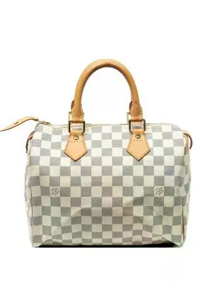 LOUIS VUITTON Damier Azur Speedy Handbag