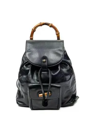 Gucci Mini Bamboo Handle Backpack