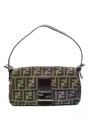 Fendi Baguette Shoulder Bag - Green