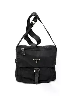 Prada Buckle Messenger Bag