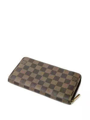 LOUIS VUITTON 2009 Zippy Patterned Wallet - Brown