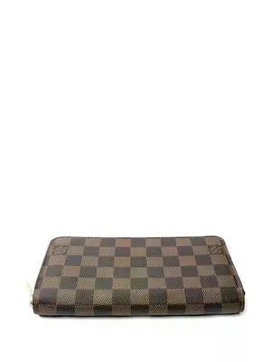 LOUIS VUITTON 2009 Zippy Patterned Wallet - Brown