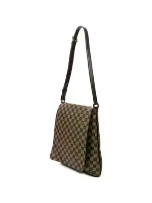 LOUIS VUITTON Damier Ebene Musette Salsa Shoulder Bag - Brown
