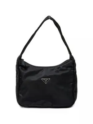 Prada Logo Plaque Top Handle Bag