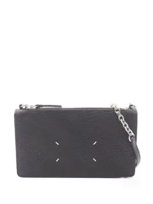 MAISON MARGIELA Leather Shoulder Bag - Black