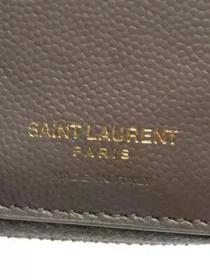 Saint Laurent 2000s Cassandre-logo Bi-fold Wallet - Grey