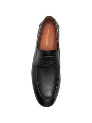 SERGIO MORETTI FIRENZE Pebbled Leather Lace-up Oxfords