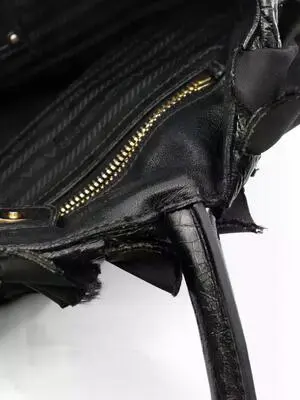 Prada 2000s Frilled Tote Bag