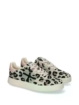 Premiata Quinnd Leopard Print Sneakers - Neutrals