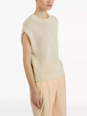 SLOWEAR Zanone Sleeveless Cotton Knit Top