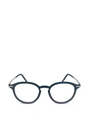 SILHOUETTE Round-frame Glasses - Blue