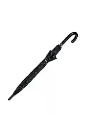 BOSS Check-pattern Curved-handle Umbrella