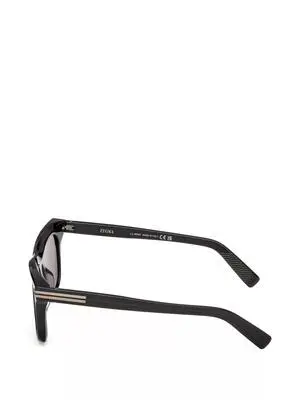 Zegna Rectangle Frame Sunglasses